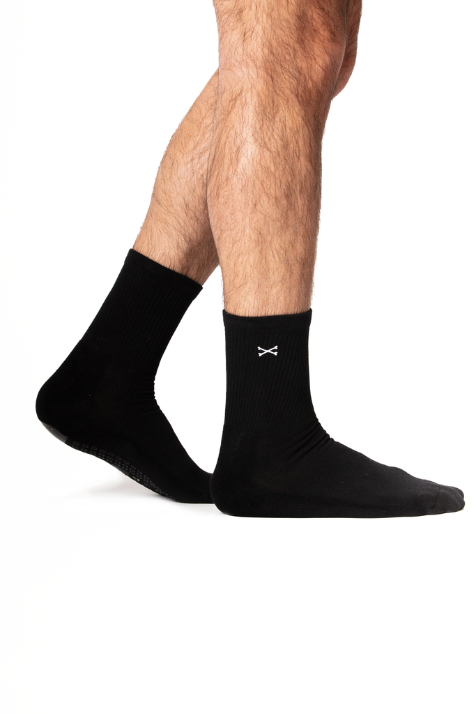 Skull and Bones Grip Sock- Men's – Arebesk, Inc.